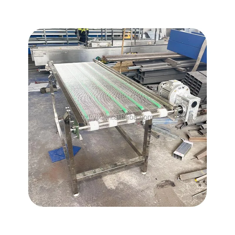 304 Stainless Steel Flat Flexible Wire Conveyor Belt Type B Mesh Belt ...