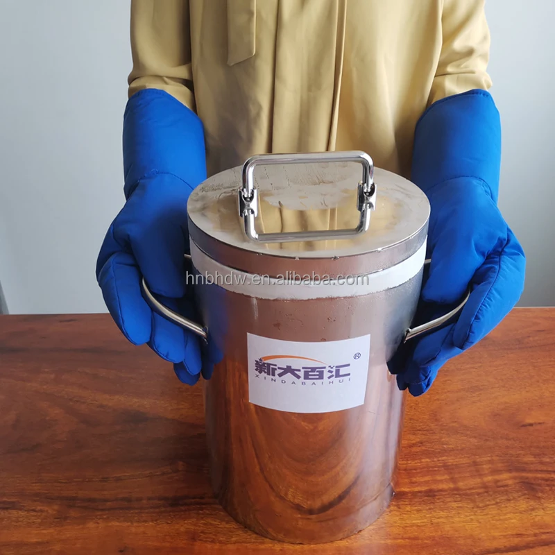 Cryogenic Liquid Nitrogen Dewar Sample Freezing Specimens Storage Tank For Laboratory Operation ...