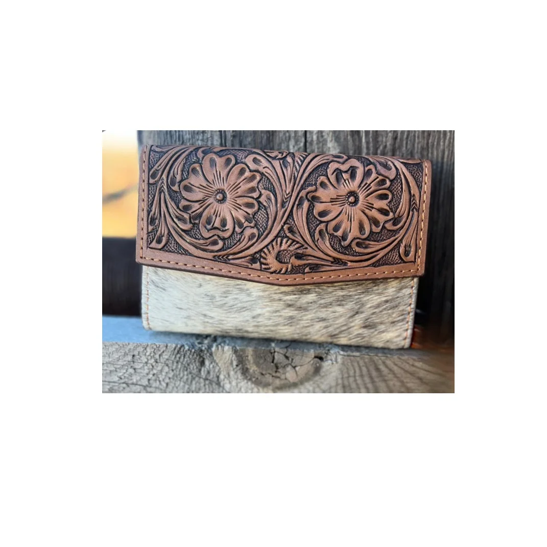 Handmade Best Selling High Quality Brown Tooled Leather Wallet Western ...