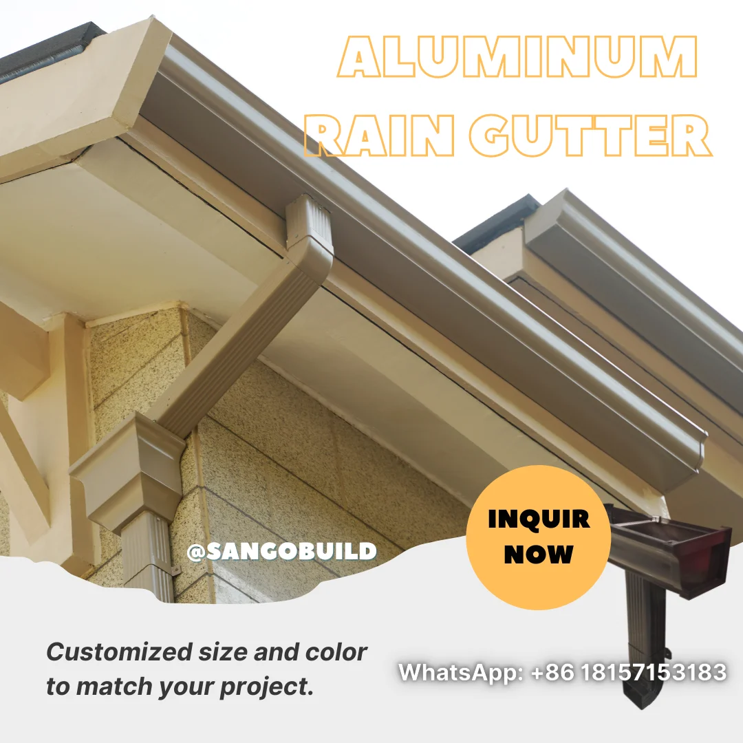 Rainwater Gutter System Drainage Pipe - Durable & Versatile