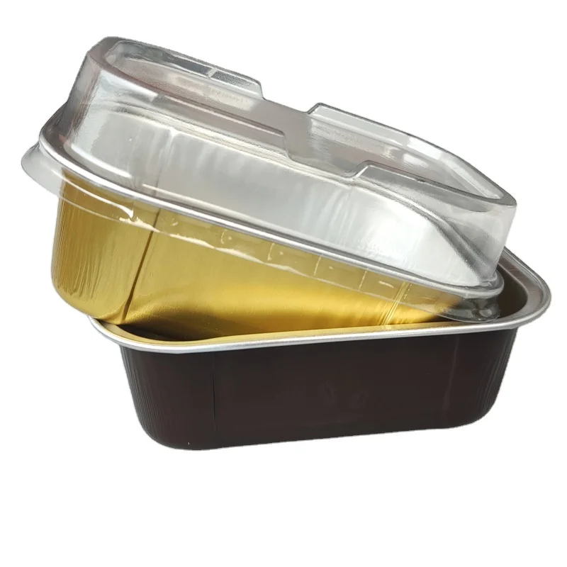 Eco Friendly Custom Size 168ml Square Gold Sealing Disposable Food ...
