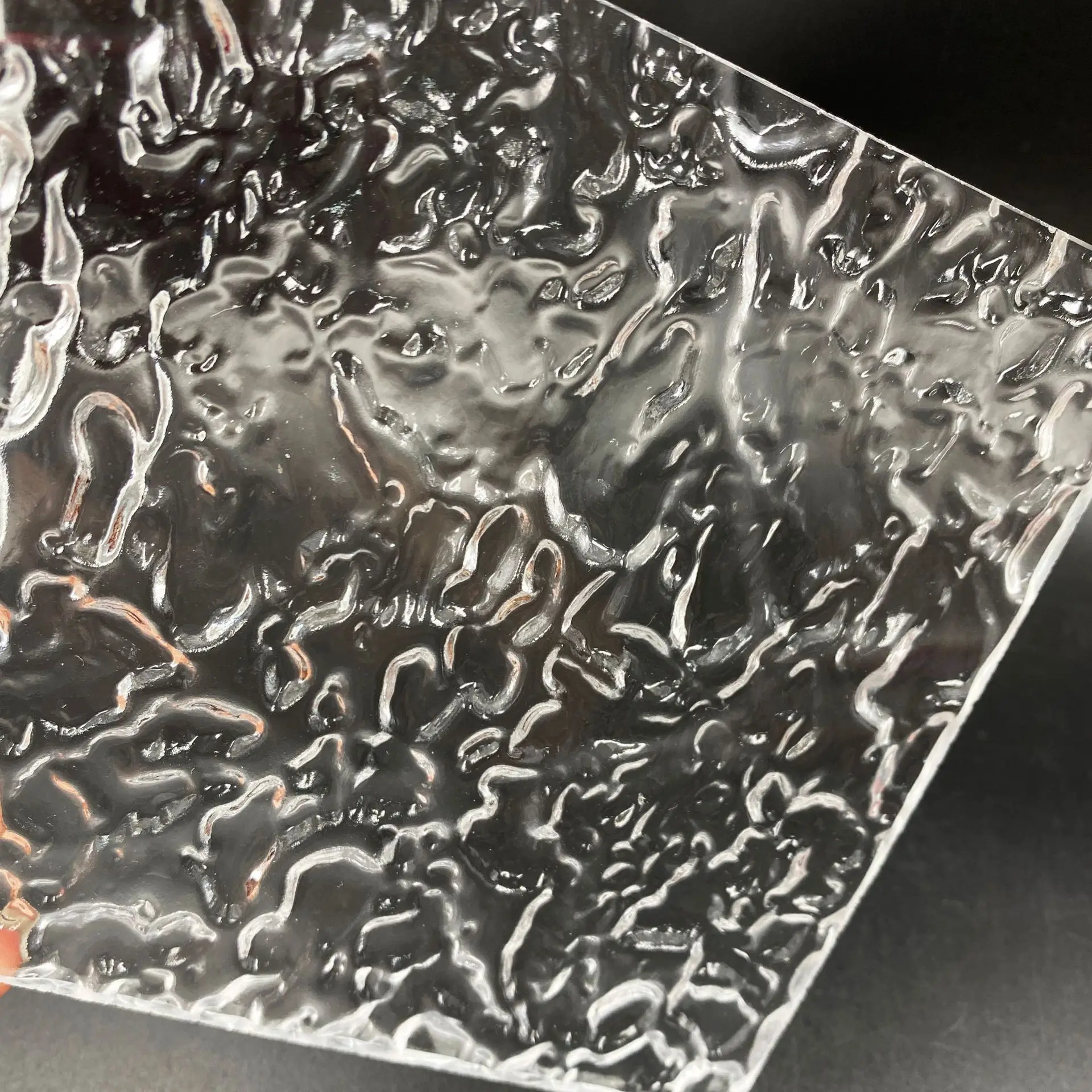 Big Size corrugated corrugated panels water ripple acrylic sheet ...