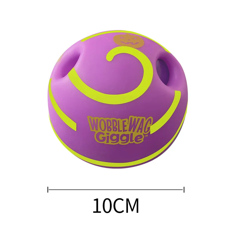 Custom Interactive Spiky Wobble Giggle Ball Dog Toy - Chewing, Teeth ...