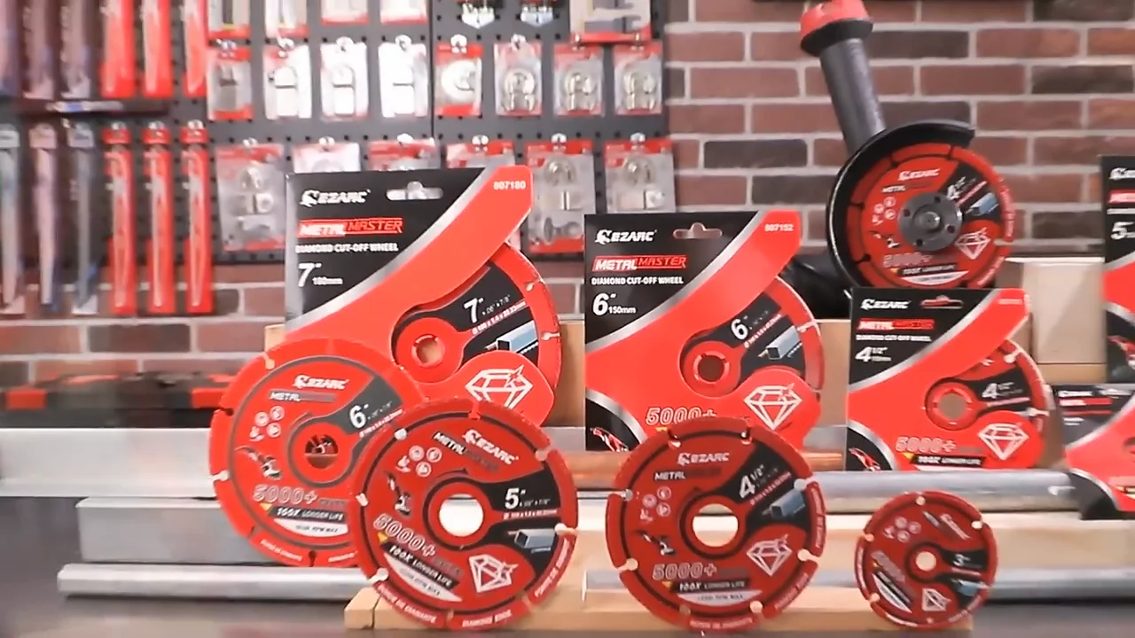 Ezarc Diamond Cutting Wheel 3 X 3/8 Inch For Metal,Cut Off Wheel With 5000+ Cuts On Rebar,Steel ...