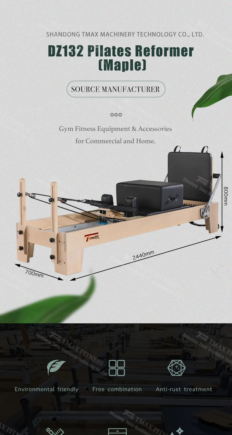 Tmax Brand Maple Wood Commercial Use Studio Custom Pilates Equipment ...