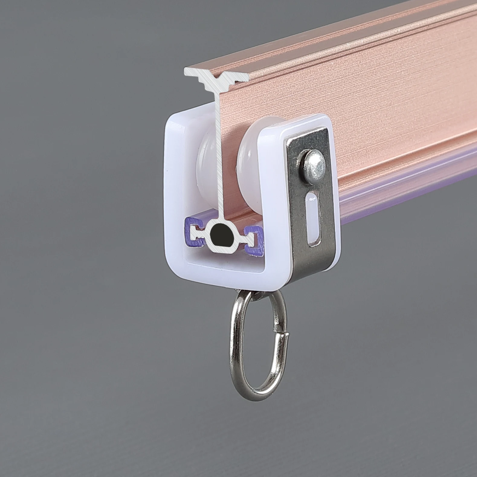 Most Popular W068 Track & Accessory Adjustable Aluminum Alloy Curved Curtain Rail For Home Decor ...