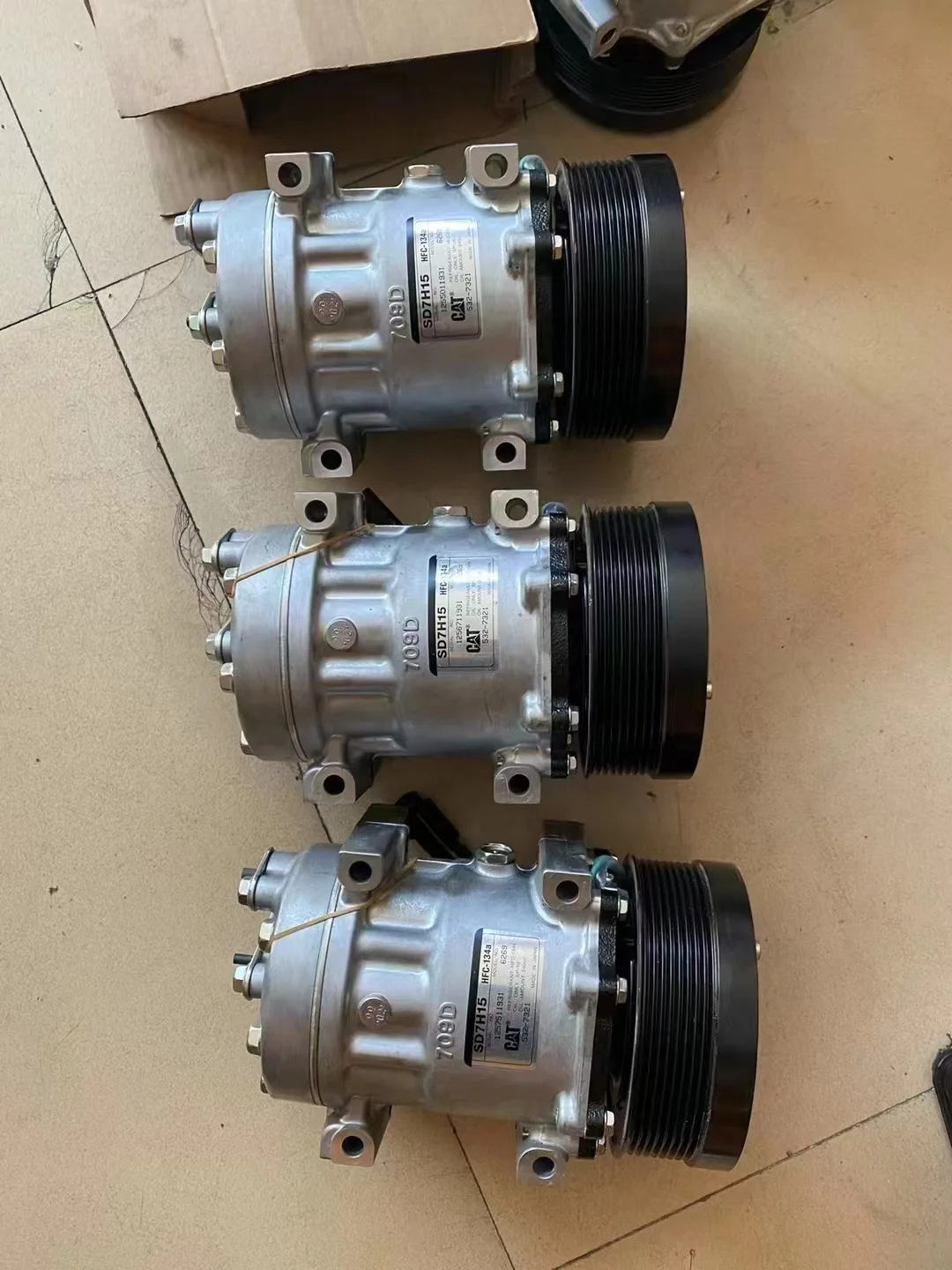 Excavator Parts Ac System Compressor 532-7321 For Caterpillar - Buy 532 ...