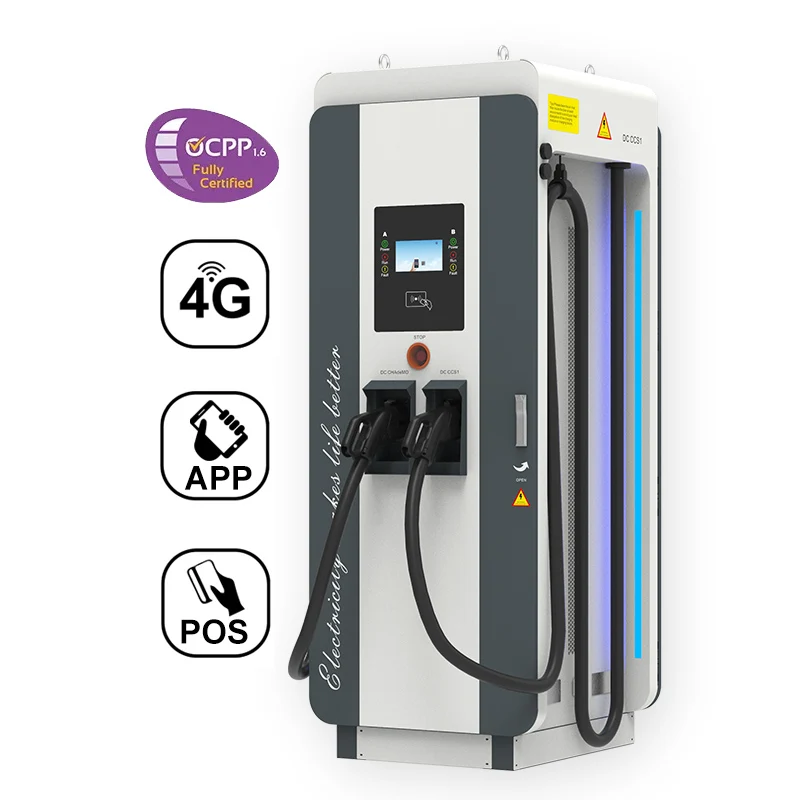 Hongjiali Commercial Ccs2 And Chademo 40kw 60kw 120kw 150kw 180kw Electric Car Fast Charging ...