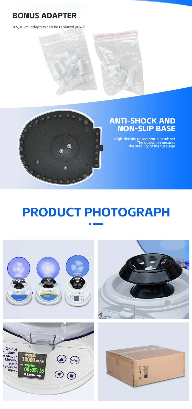 Platelet Rich Plasma Centrifuge Prp 1.5-15ml Clinical Blood Prf ...