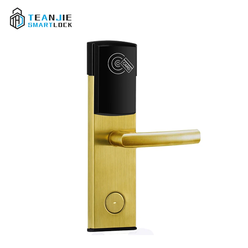 Stainless Steel Rfid Electric Door Lock For Hotel With Secure Mortise ...