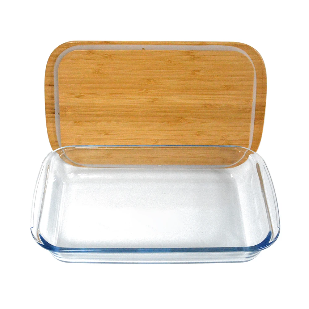 Eco Friendly High Borosil Glass Baking Dish Glass Baking Pan With ...