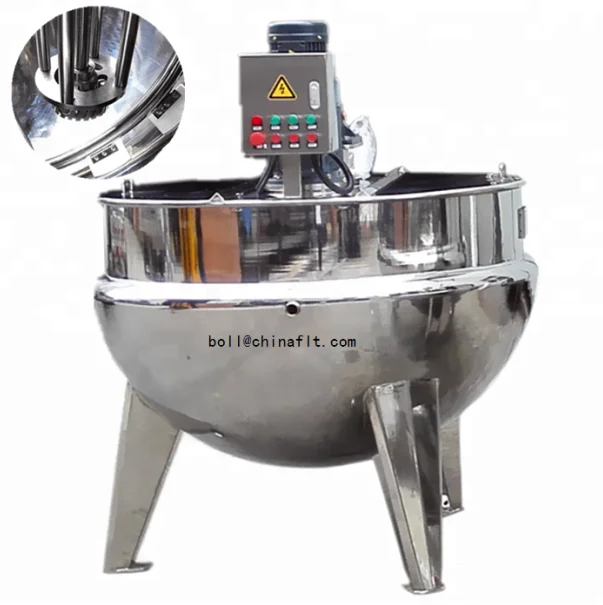 Stainless Steel Jacketed Industrial Cooking Kettle/industrial Steam ...