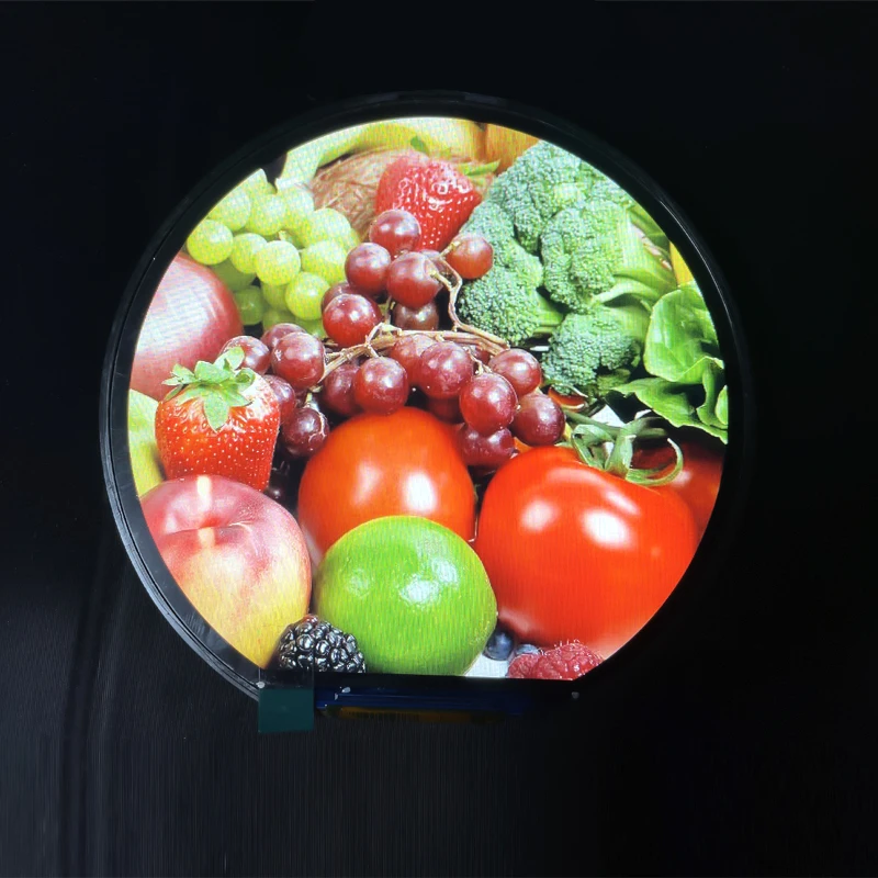 Rjoytek Small 3.6inch Circular Lcd Screen 544*506 Ips Touch Screen ...