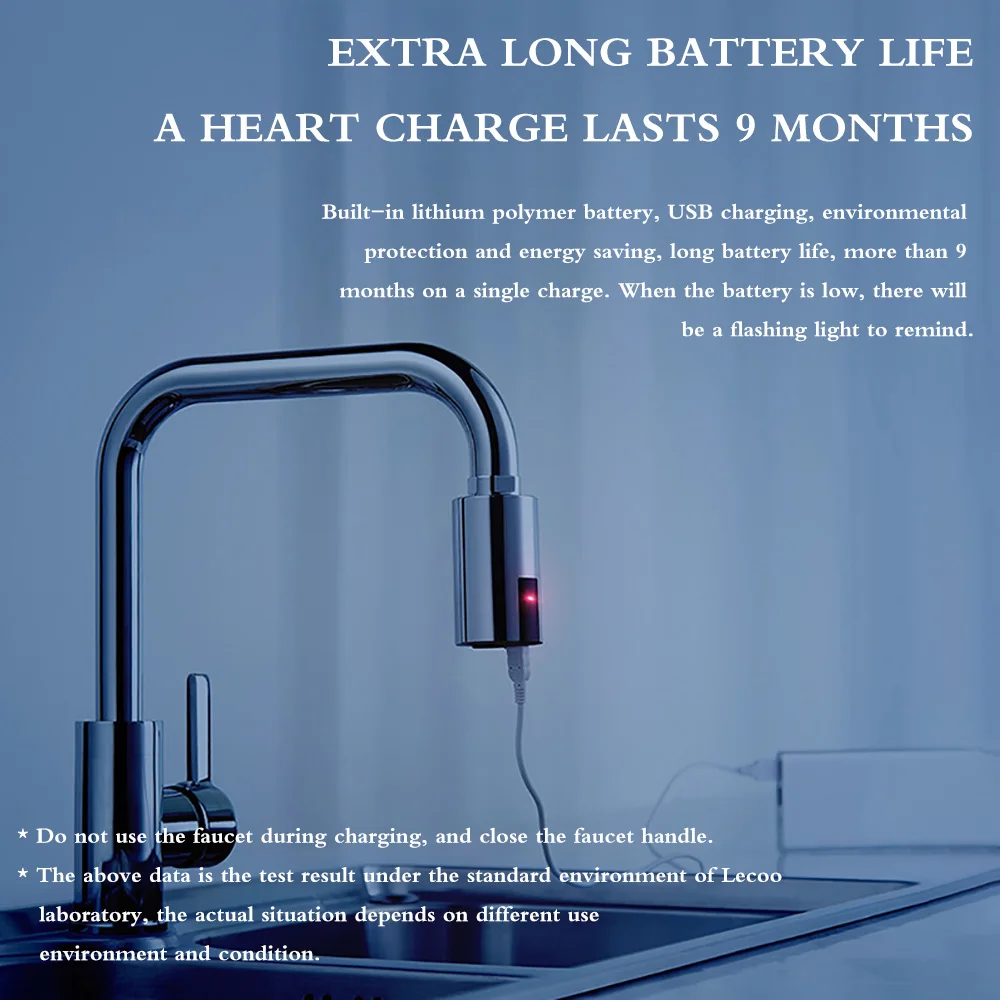 Intelligent Faucet Water-saving Sensor Automatic Touchless Faucet ...