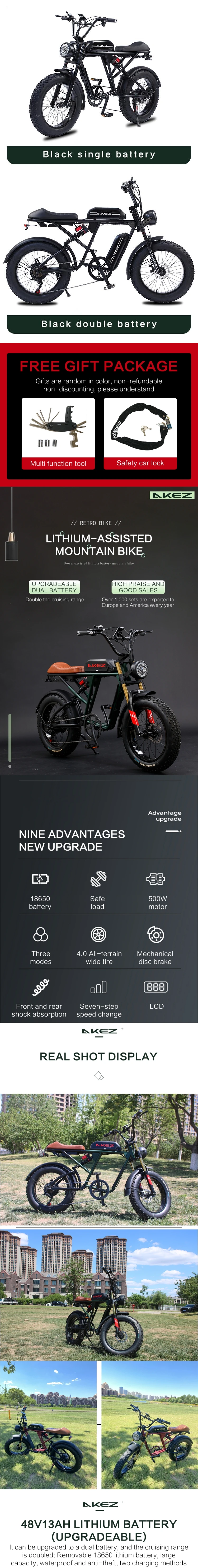Super73 Full Suspension 750w 48v Electric Mountain Bike Fat Tire Ebike ...