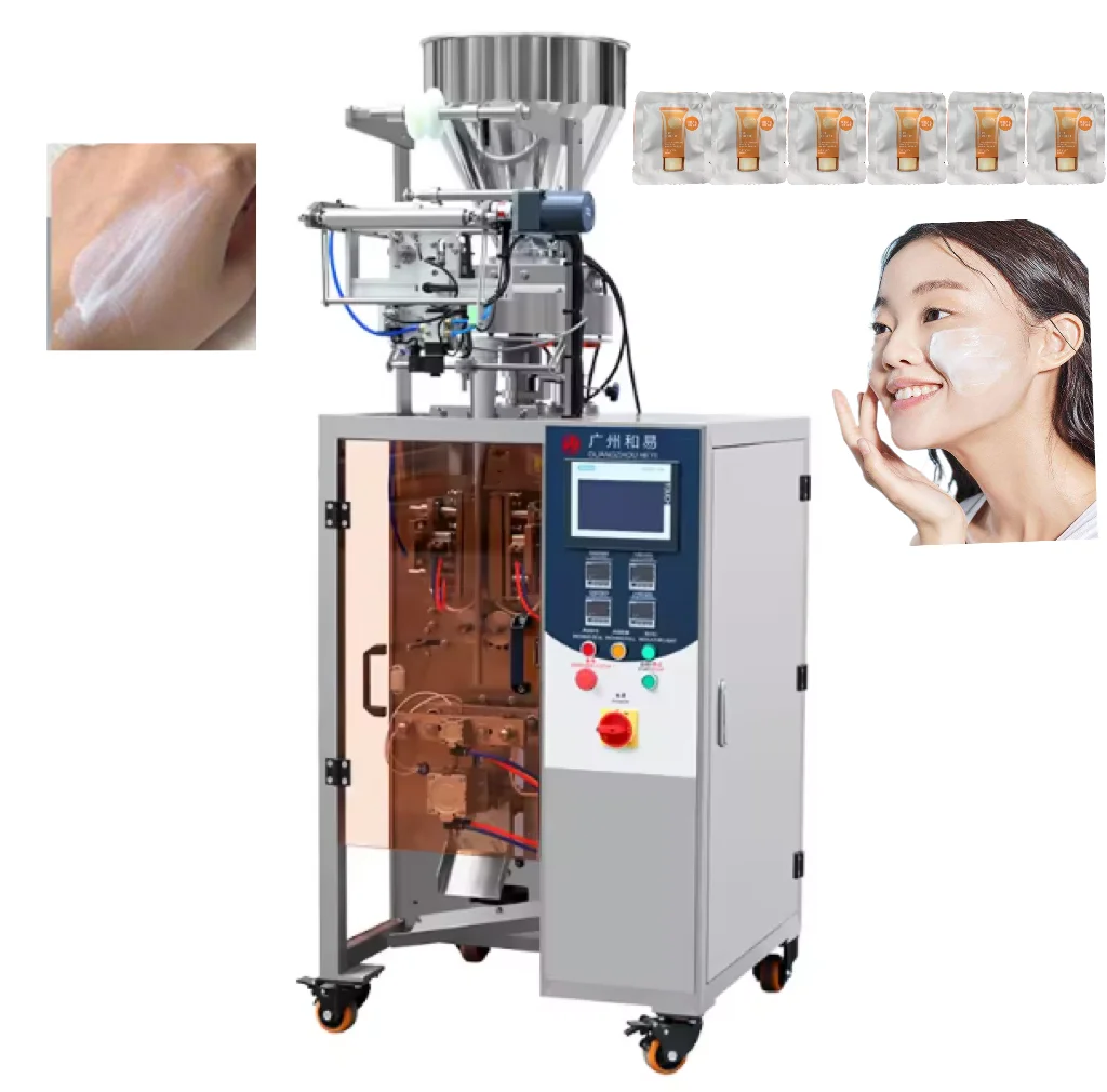 Automatic Irregular Shape Sachet Packing Machine Cosmetic Sunscreen ...