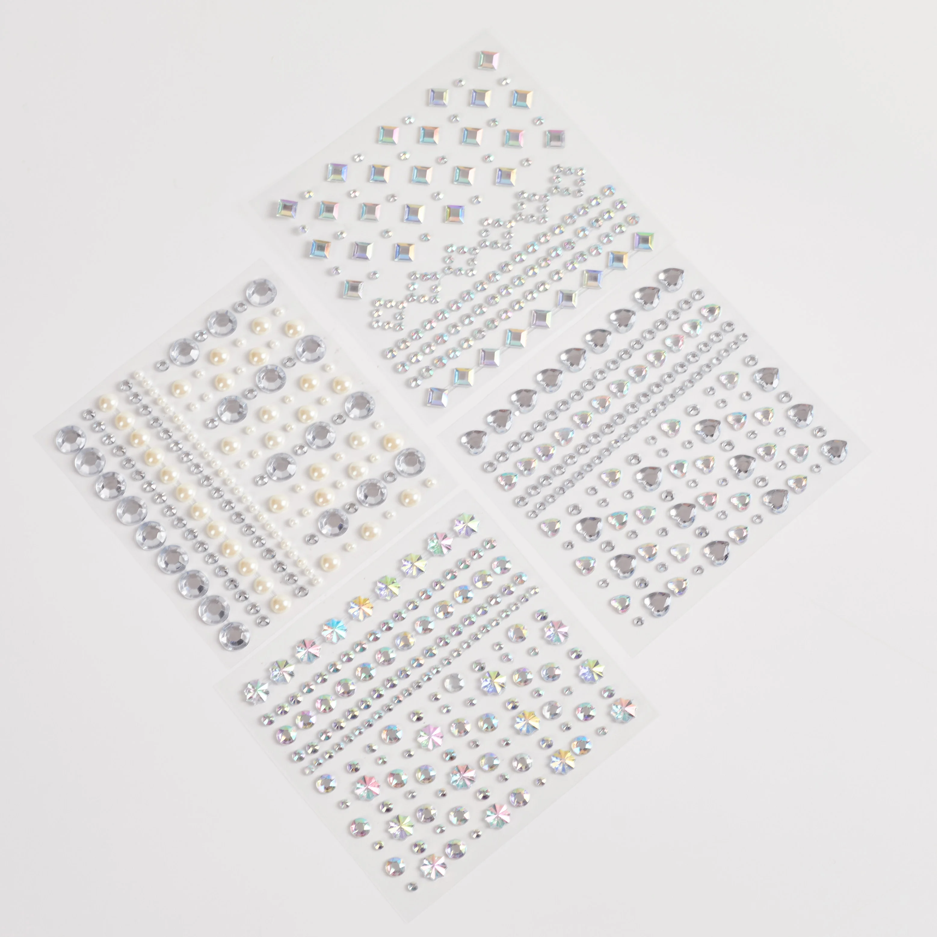 DIY 3d Gemstone Crystal Colourful Diamond Stickers Female Personality ...