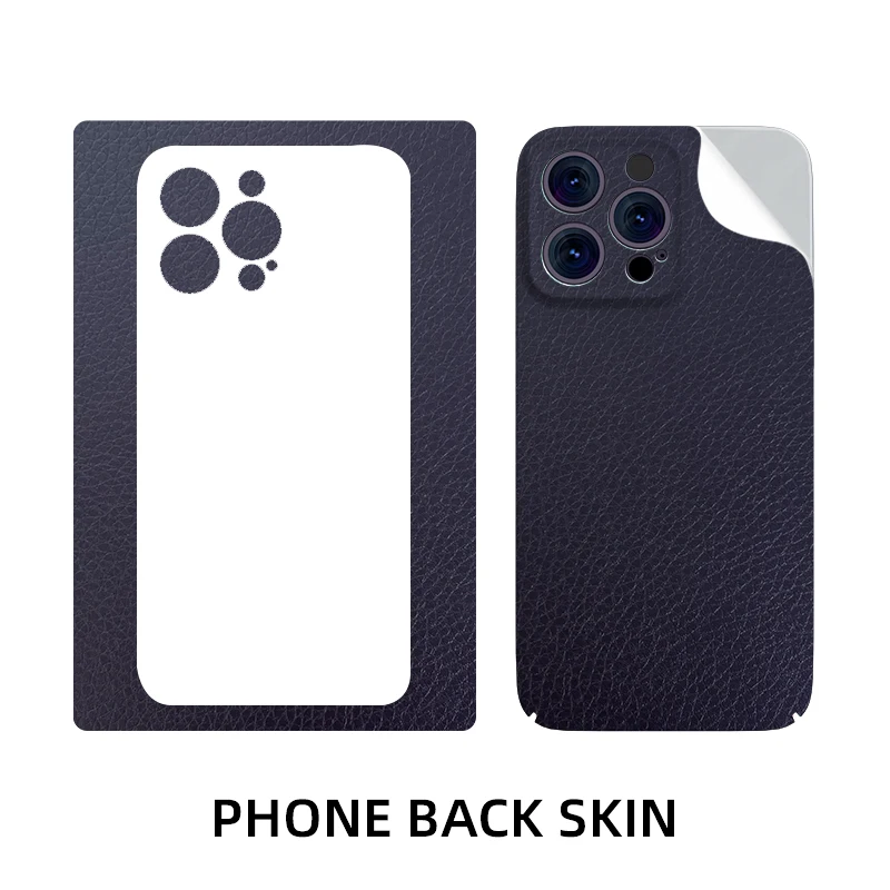 3M Lychee Sticker - Fashionable Mobile Phone Back Skin