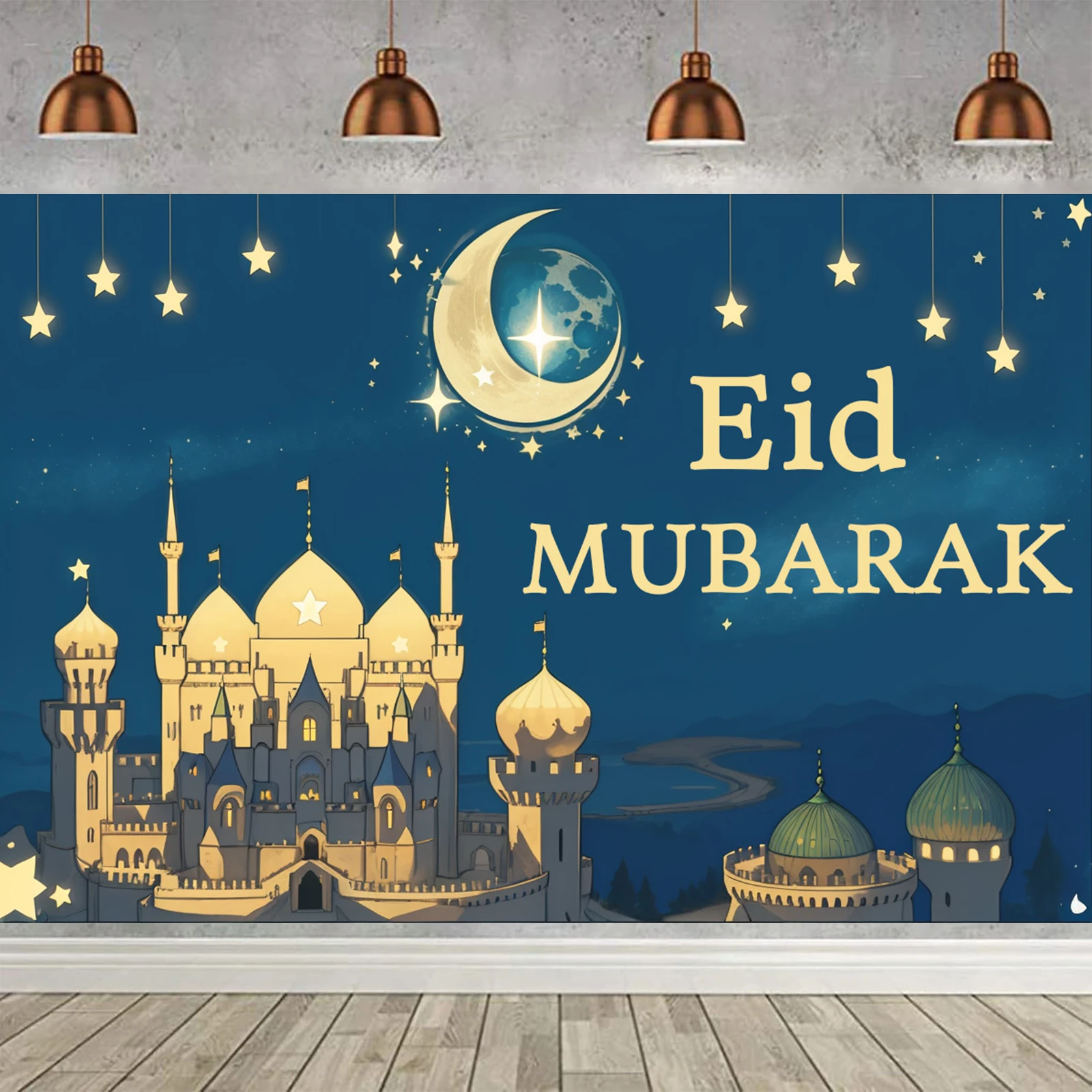 Custom Eid Backdrop Mubarak Sign Muslim Ramadan Kareem Background ...