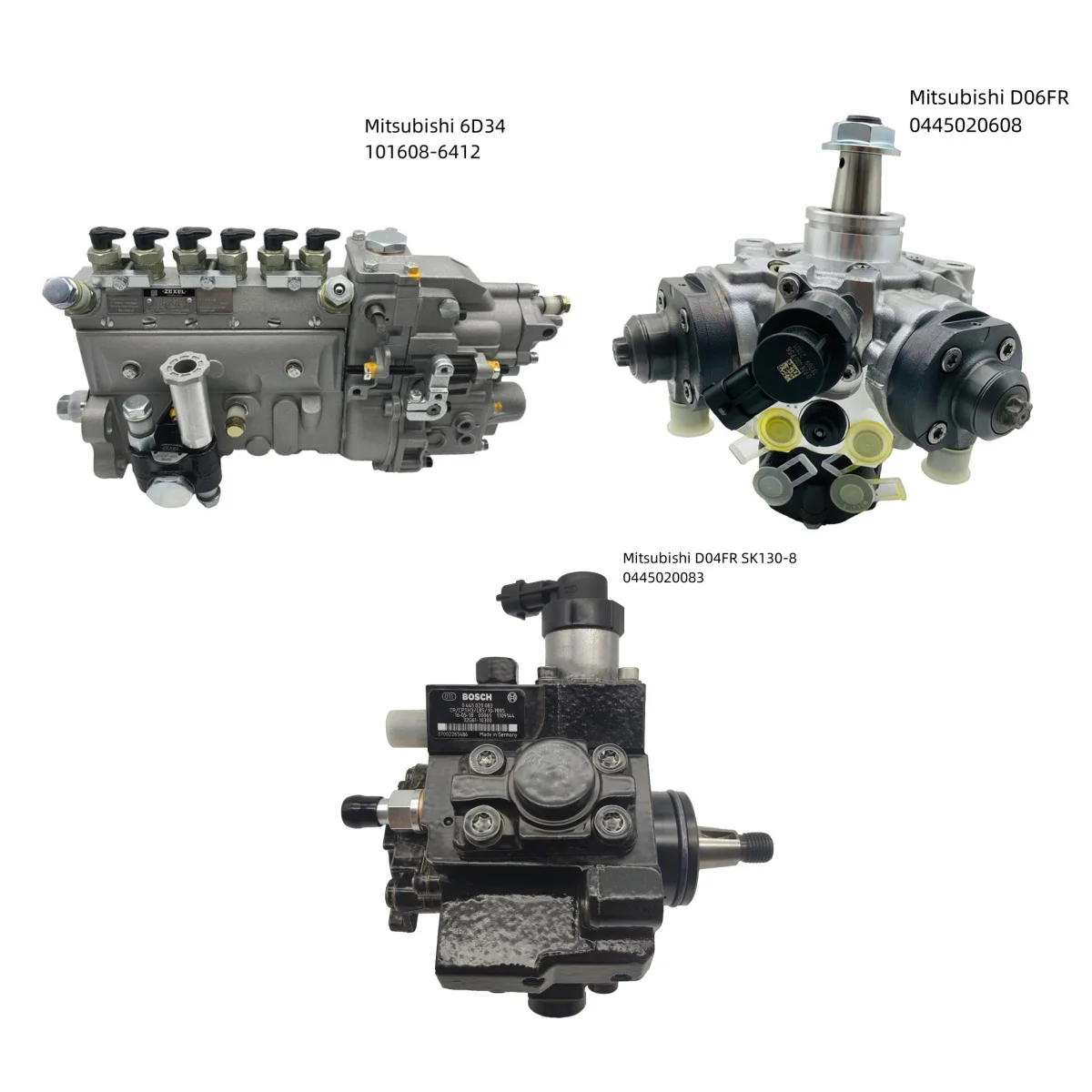 Excavator Spare Parts Fuel Injection Pump For Mitsubishi Engine 101608 ...