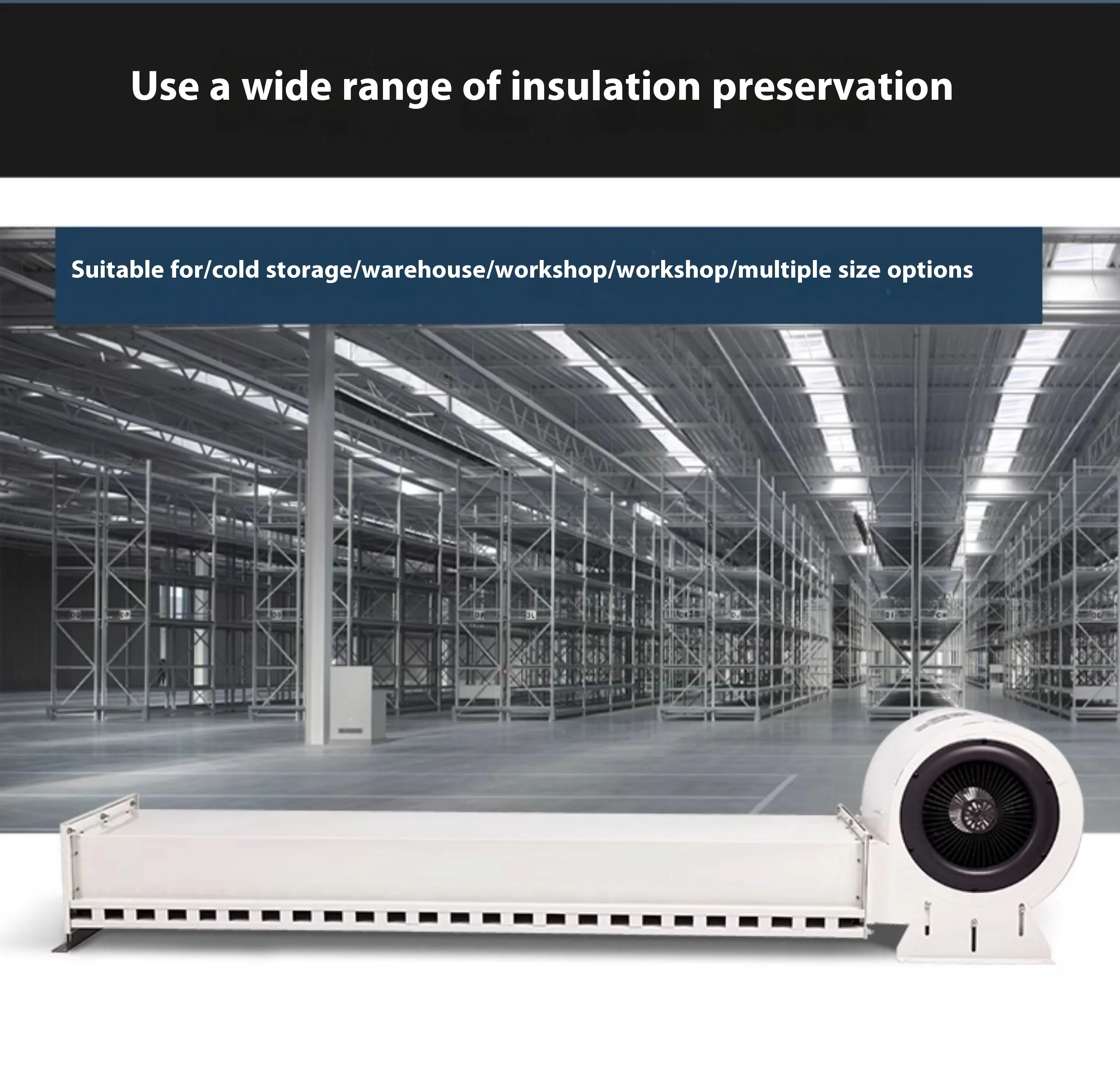 Commercial Centrifugal Air Curtain Machine 1.35m/2m Stainless Steel ...