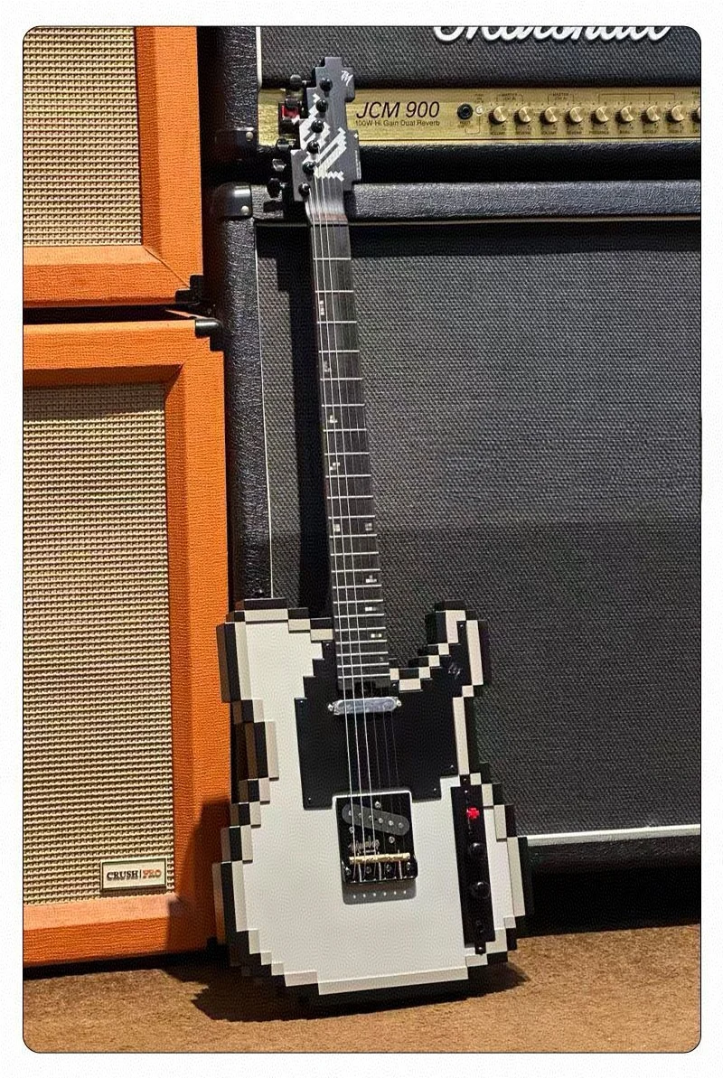 Mojolnir Pixel Zero P0 Electric Guitar - Mahogany Body