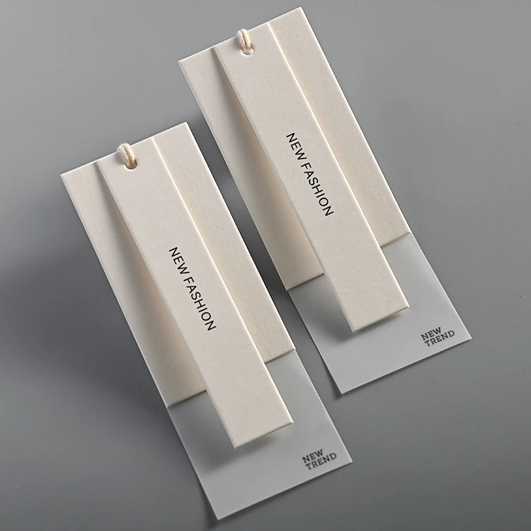 Custom Luxury Hanging Label with Free Slings Special Swing Paper ...