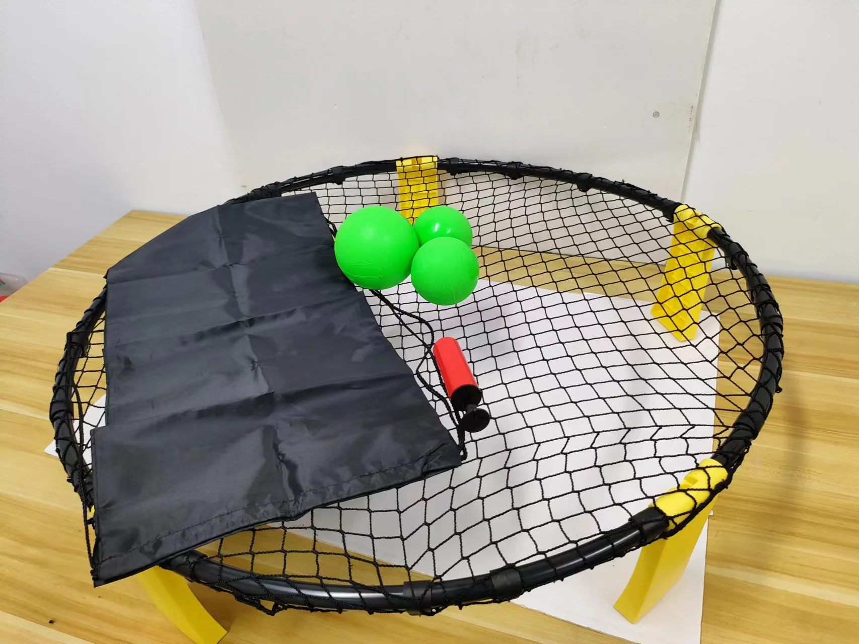 Mini Beach Volleyball Spike Ball Net Set for Summer Fun
