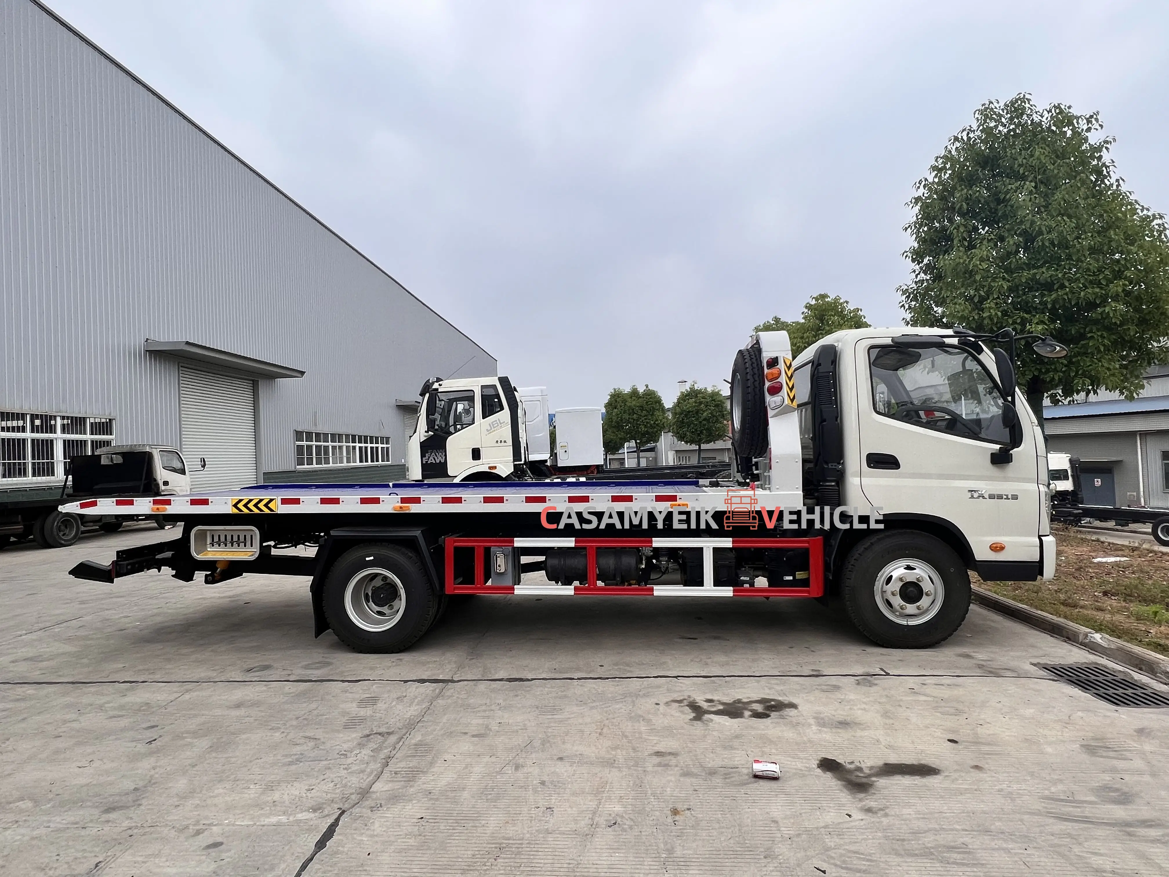Brand New Foton Light Duty 2 Ton Wrecker Flatbed Towing Truck For Sale ...