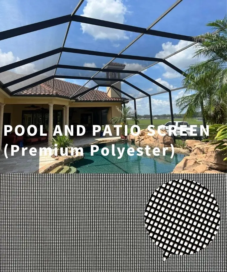 JINDI Screened Pool Enclosure Kits - Durable & Retractable