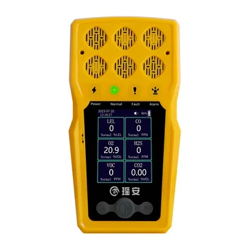 Handheld Multi Gas Monitor Analyzer Oem And Odm Portable Gas Detector With 4/6 In 1 Flammable Or ...