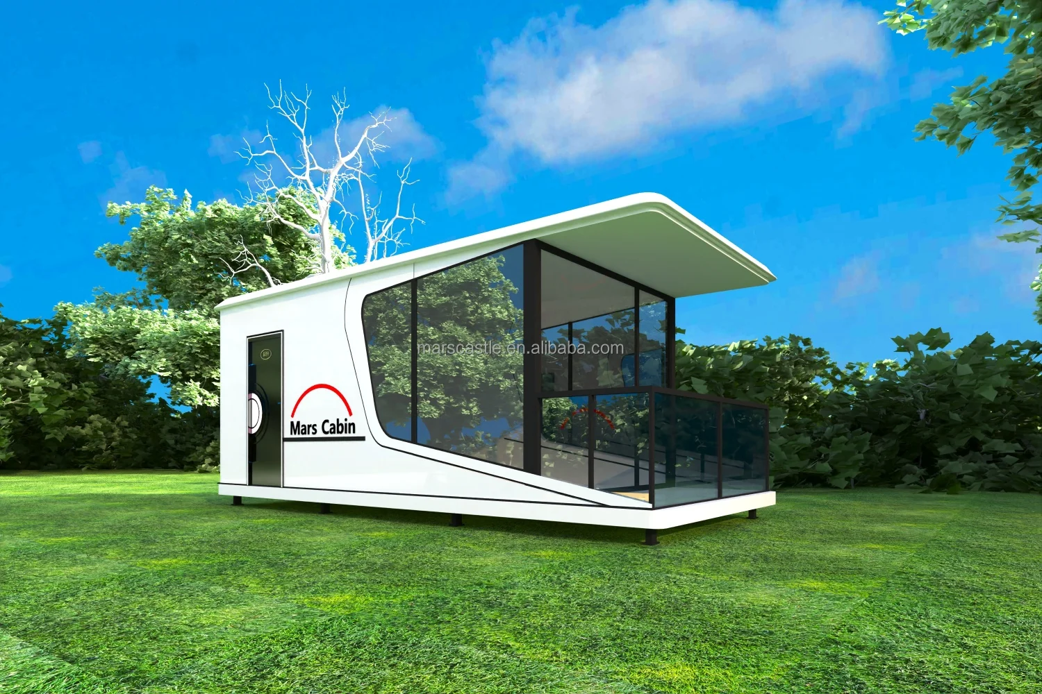 Cheap Fabricated Mobile Modern Modular Prefabricada Casa Capsula Lujo ...