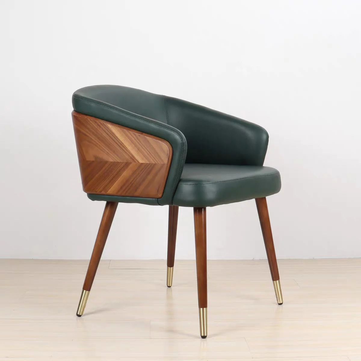Luxury Dining Chair Import Solid Wood Frame High-end soft fabric ...