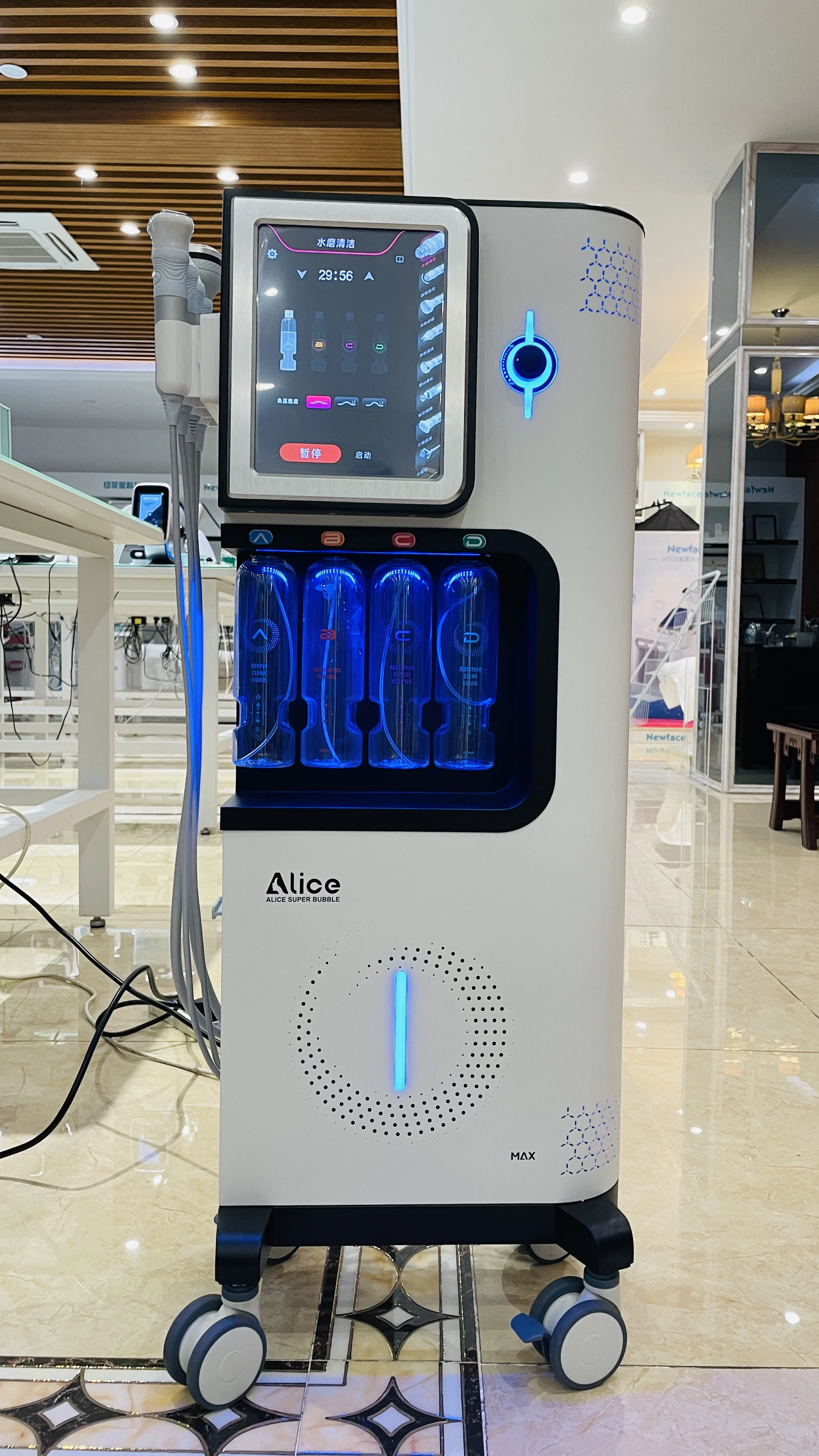 Newface 2024 Upgrade Alice Super Bubble Water Peel Skin Beauty Spa ...