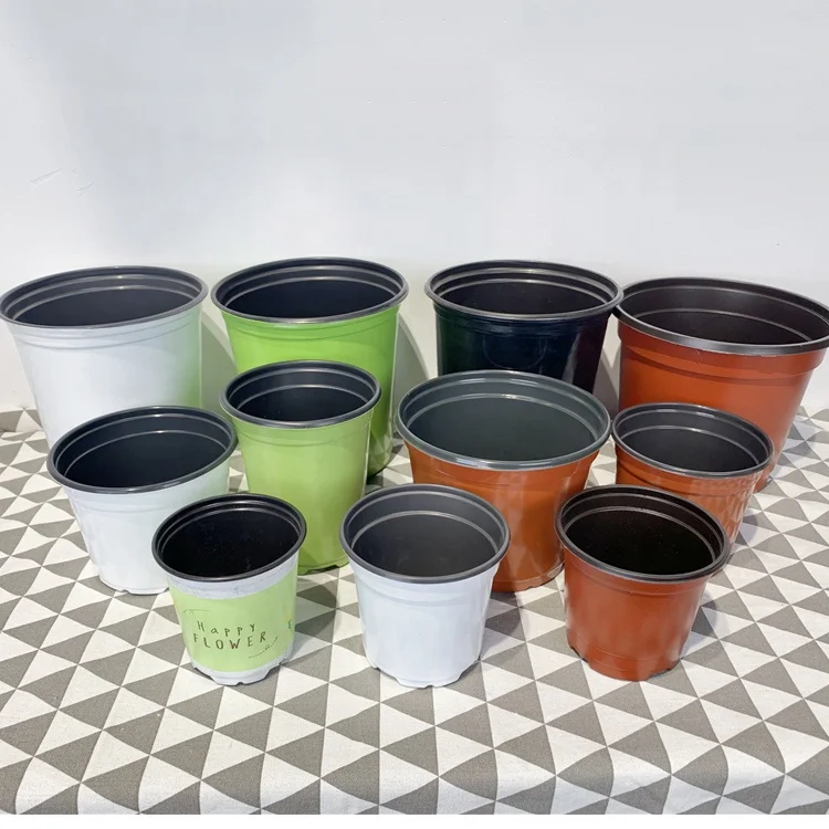 Durable Soft Plastic Nursery Pots - Perfect for Plants