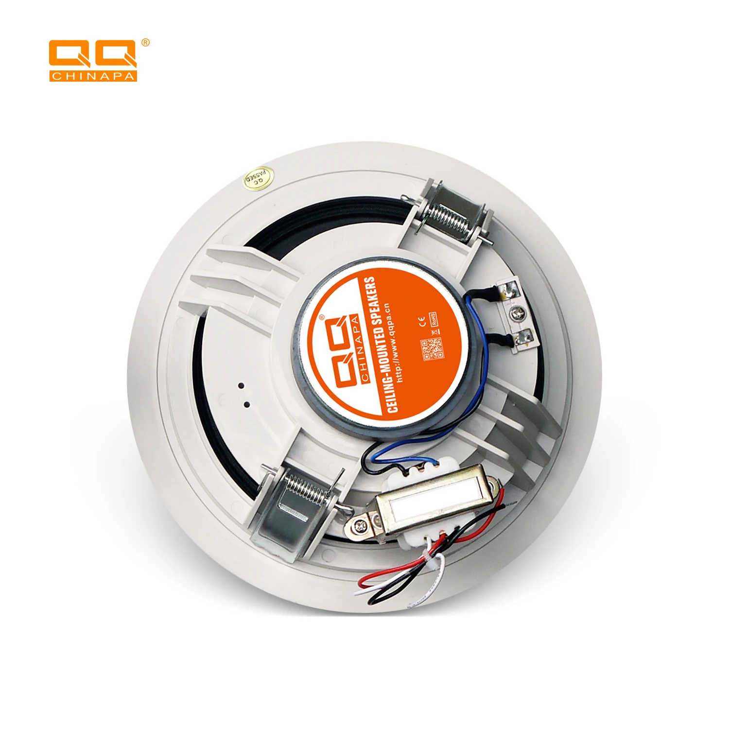 Qqchinapa 3-6w 100v Abs Passive Ceiling Mount Speaker Metal Plastic For ...