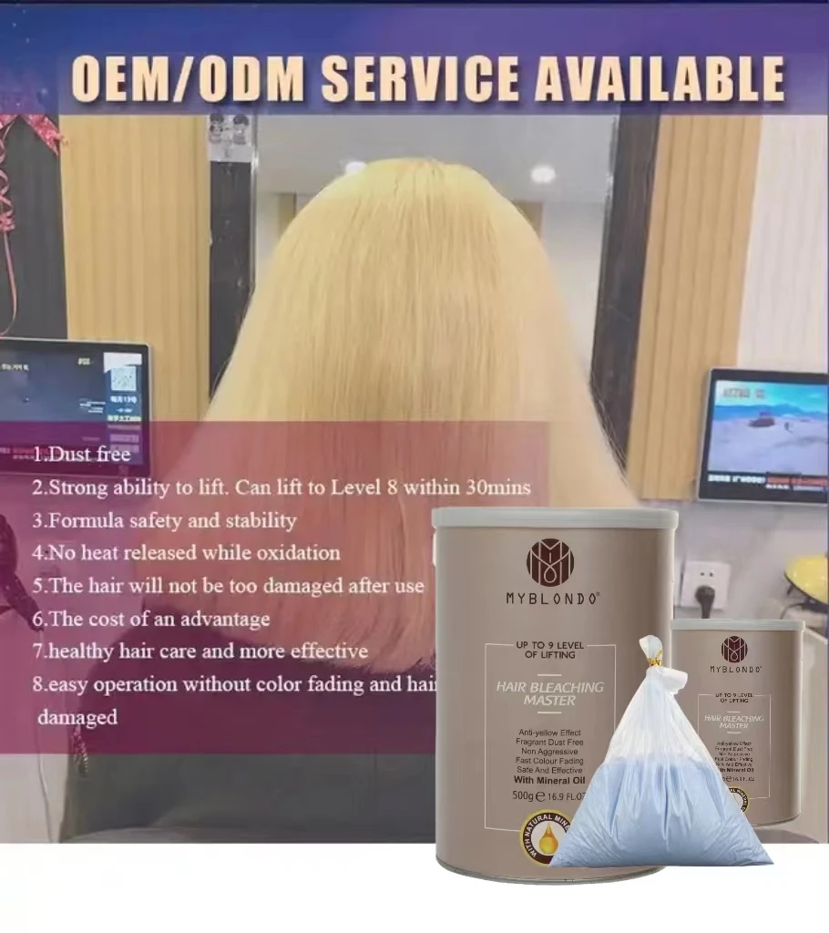 Factory Wholesale Powerful Anti Yellow Bleaching Up To 9 Level Of Lift ...