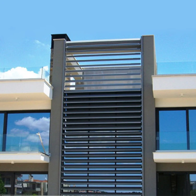 Aerofoil Louver Aluminium Louvers Facade Acoustic Sound Proof Louver ...