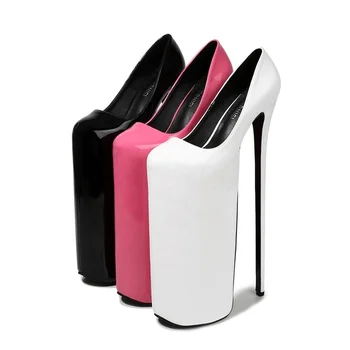 Women Gender And Eva Insole 30cm Extreme High Heel Pumps Platform Shoes ...