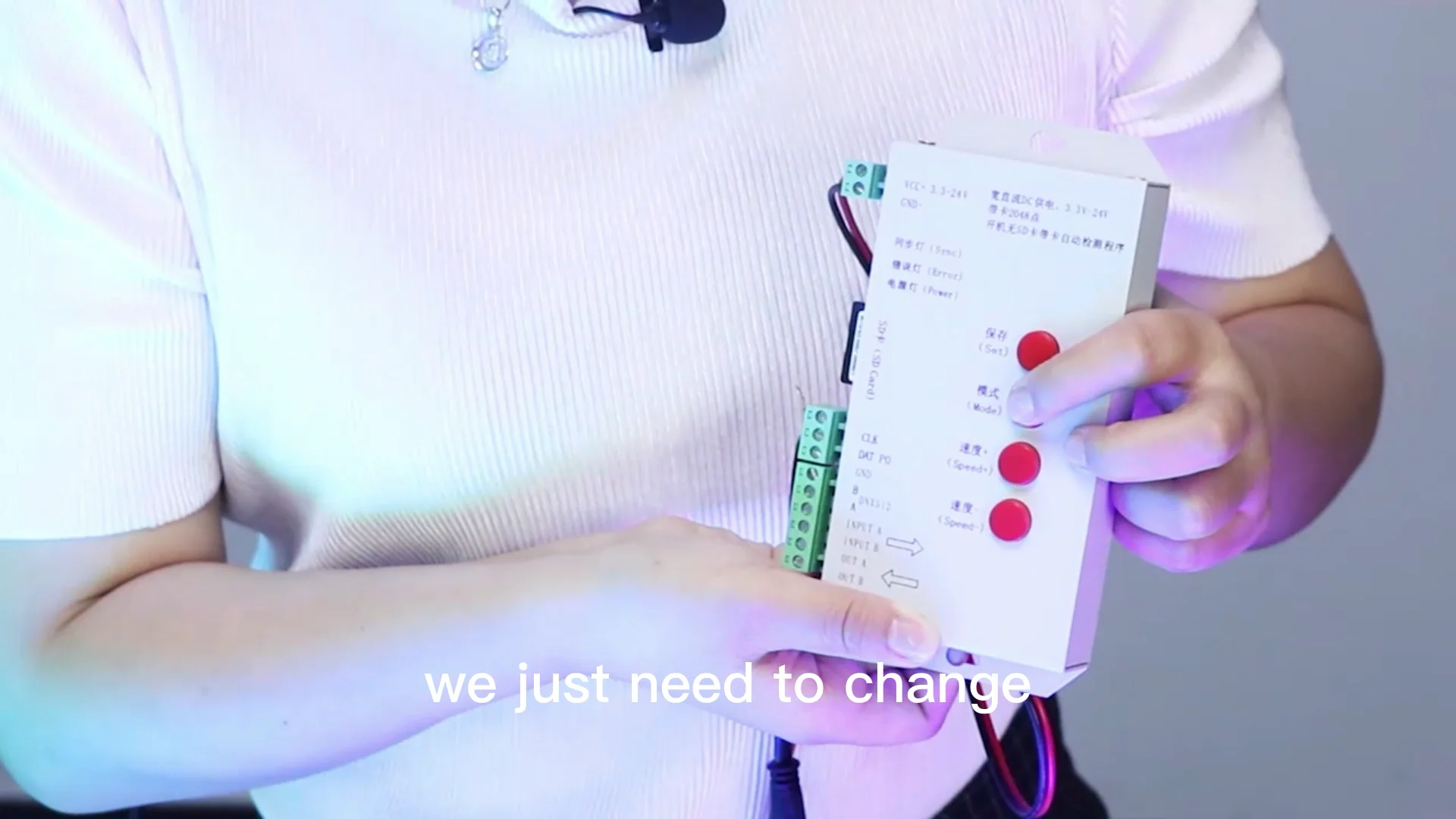 Spi Sd Card Controller Strip Programmable Led Controller Rgb 5-24v ...