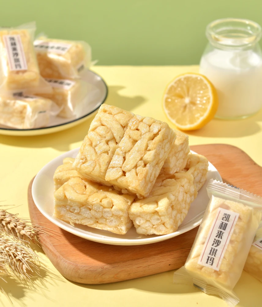 Traditional Chinese Breakfast Egg Sachima Cookies Healthy Snacks Food ...