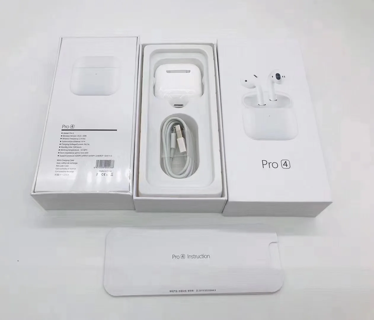 Wholesale High Quality Pro4 Pro5 In Ear Headphones True Wireless Stereo Earphone Waterproof Bt ...