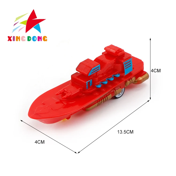 Hot Plastic Fire Boat Model Pull-back Toy Children's Toy - Buy Cheap ...