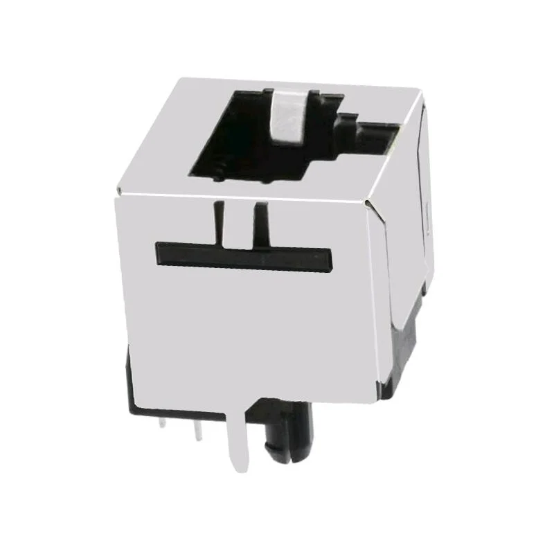 Ethernet Modular Jack Single Port 8P8C Vertical RJ45 Connector ...