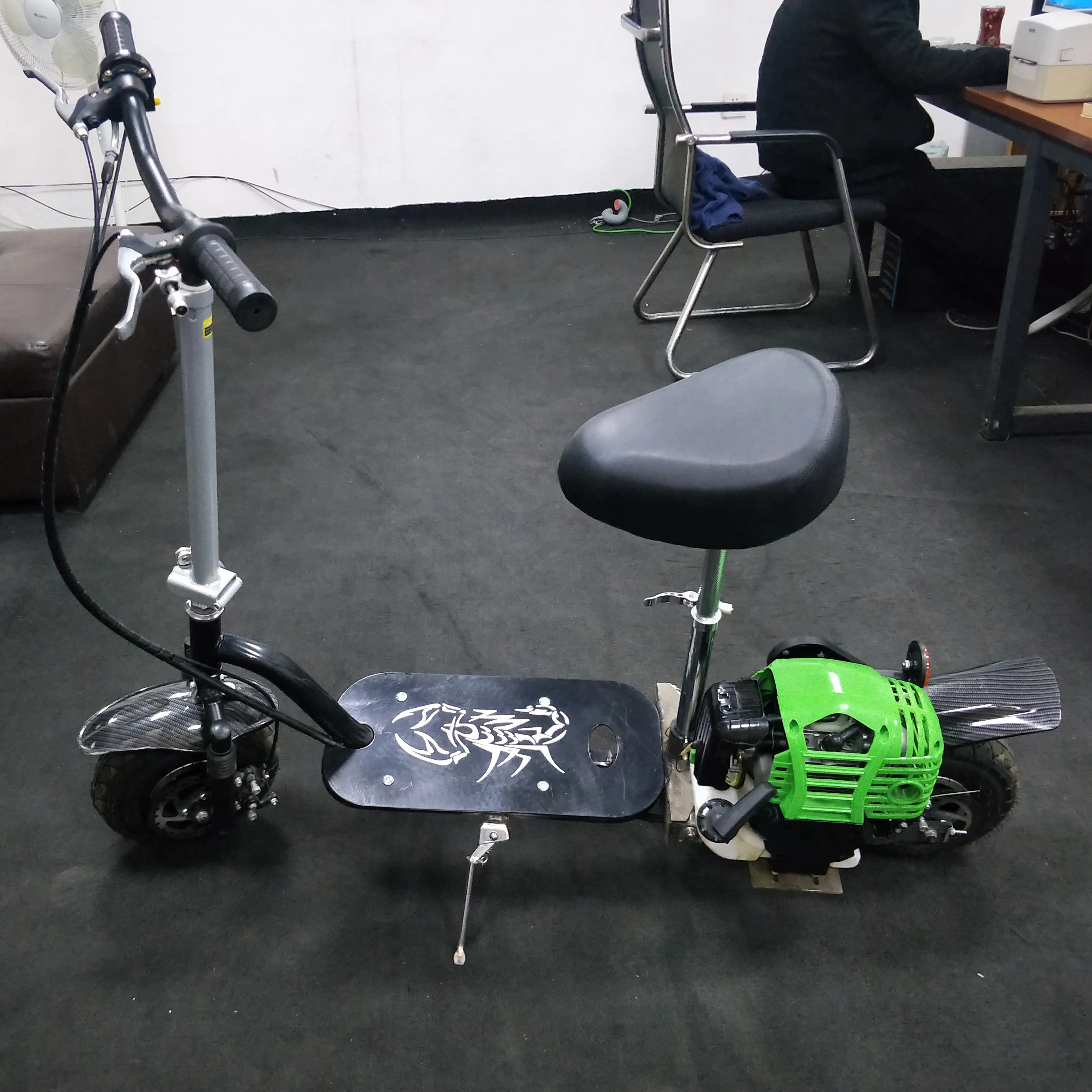 Cheap Mopeds 49cc 2-Stroke Mini Gas Scooter - Foldable 9 Inch