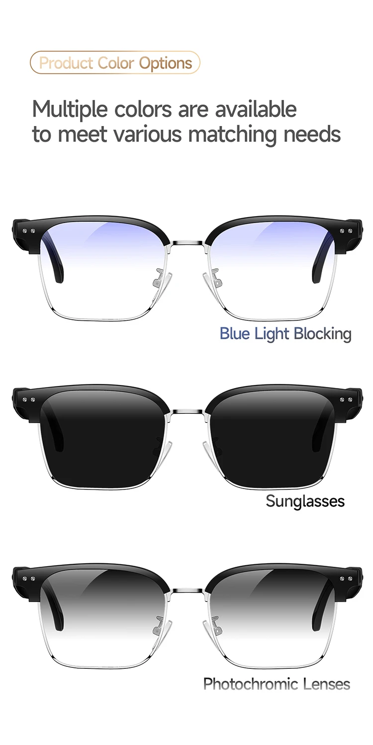 Ai Translation Smart Glasses With Ip67 Waterproof & App Control, Oem