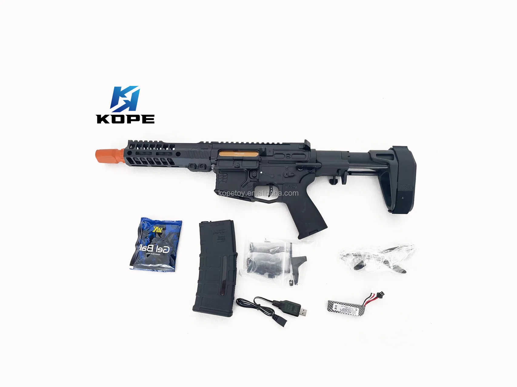 Kopetoy Slr Chip Assault Rifle Metal Gear Toy Guns Gel Blaster Gun ...