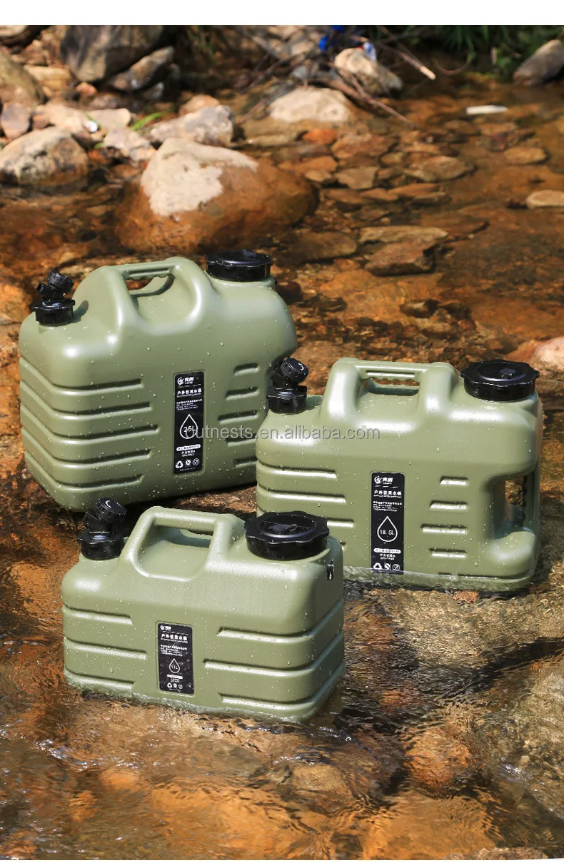 Outdoor Water Storage tank Camping Portable Water Bucket Hiking ...