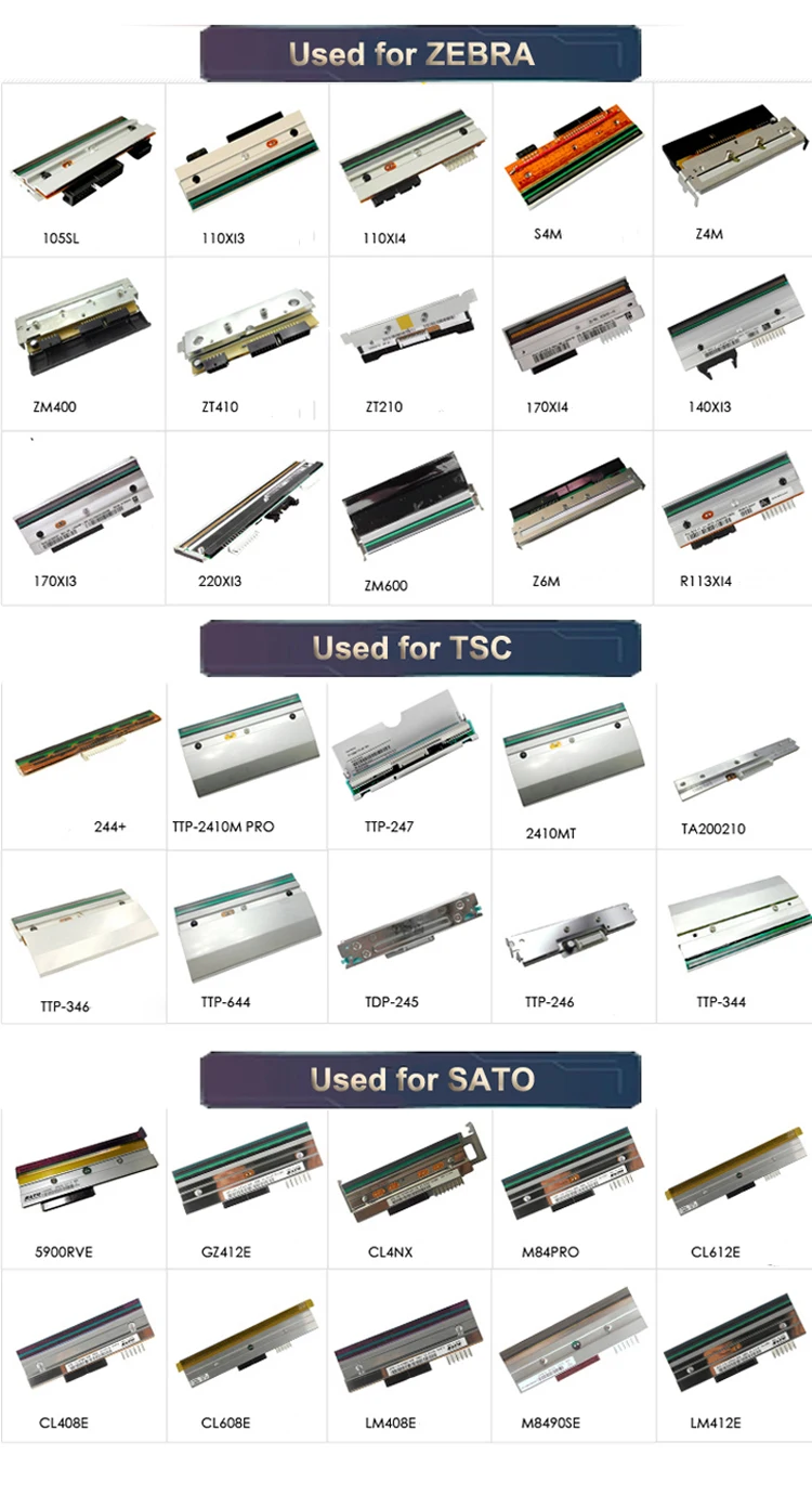 Label Print Head 9pin 80mm 203dpi Printhead for NCR 7167 7168 7197 7198 ...