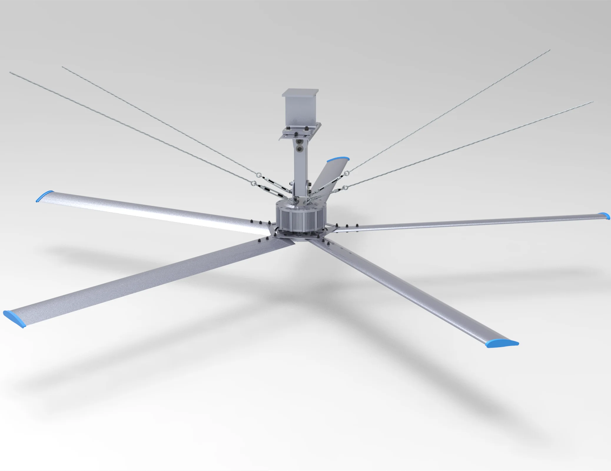 Big Ass 16ft Commercial Warehouse Ventilation HVLS Industrial Ceiling ...